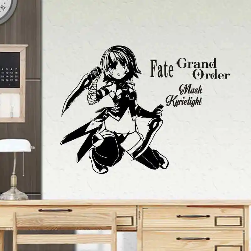 Mash-Kyrielight-Wall-Decal-FGO-Shielder-Vinyl-Wall-Stickers-Decal-Decor ...