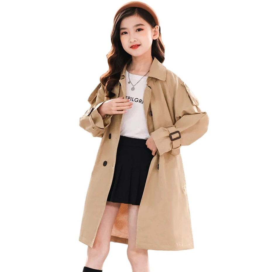 Girls-Long-Jacket-Coat-2021-Newest-Girl-Coat-Solid-Color-Children-s ...