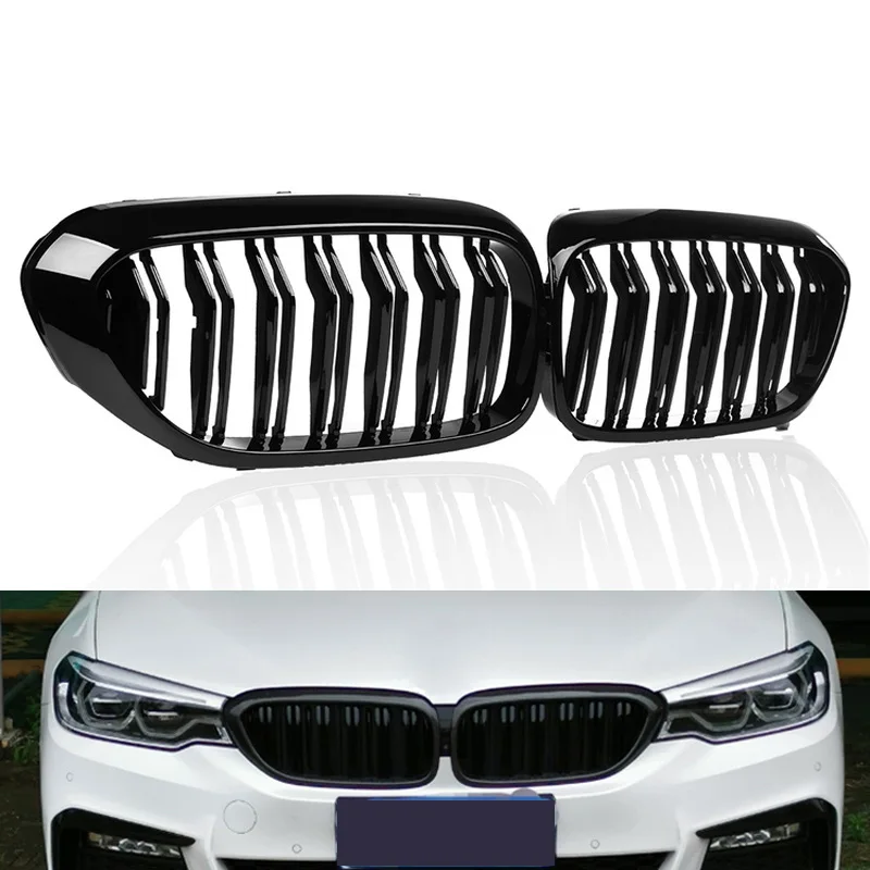 For-BMW-5-series-G30-G31-G38-M5-2017-2018-2019-Double-Slat-Kidney ...
