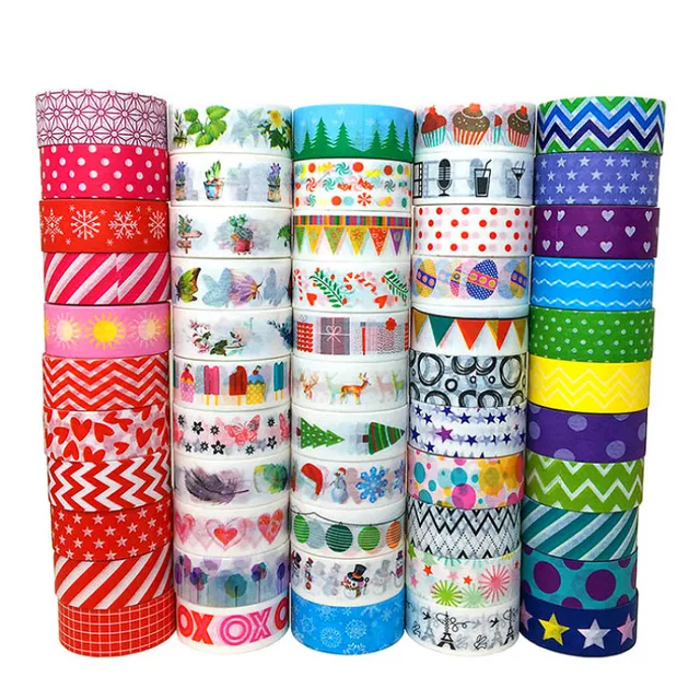 1PCS Various Marvellous DIY Self-adhesive Washi Paper Scrapbooking Tape ...