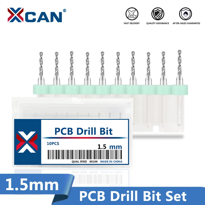 XCAN-1-5mm-Import-Mini-PCB-Drill-Bits-For-Print-Circuit-Board-Carbide ...
