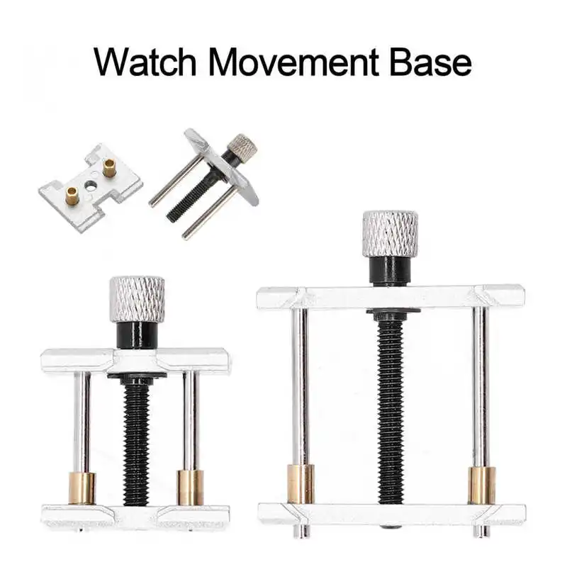 2Pcs Steel Watch Movement Holder Vise Clamp Tool Watch Fixed Clip Base ...