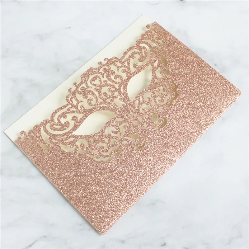 Handmade Masquerade Invitations