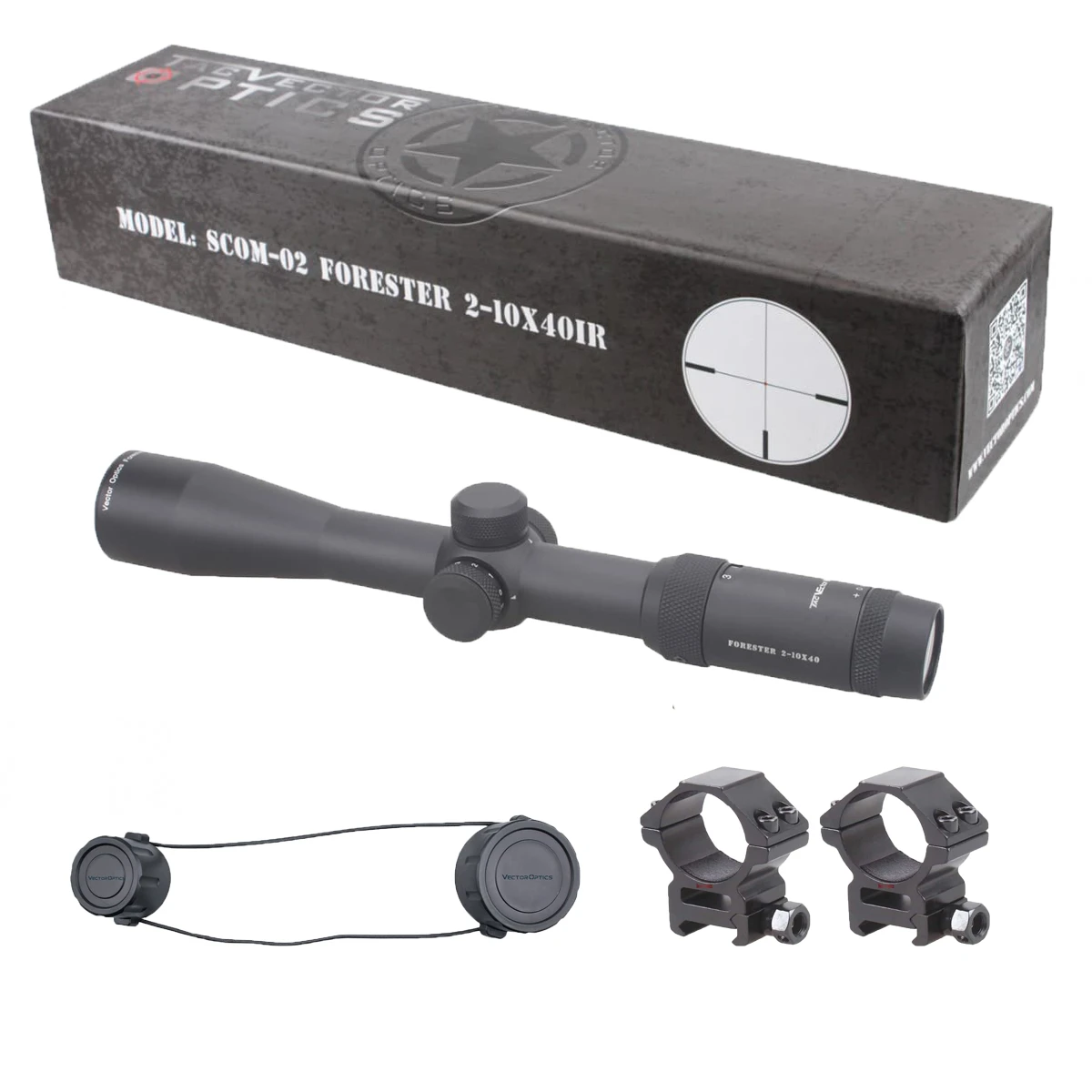 41％割引ブラック系2021セール VECTOR OPTICS FORESTER 2-10X40 トイガン ミリタリーブラック系-OTA.ON.ARENA.NE.JP