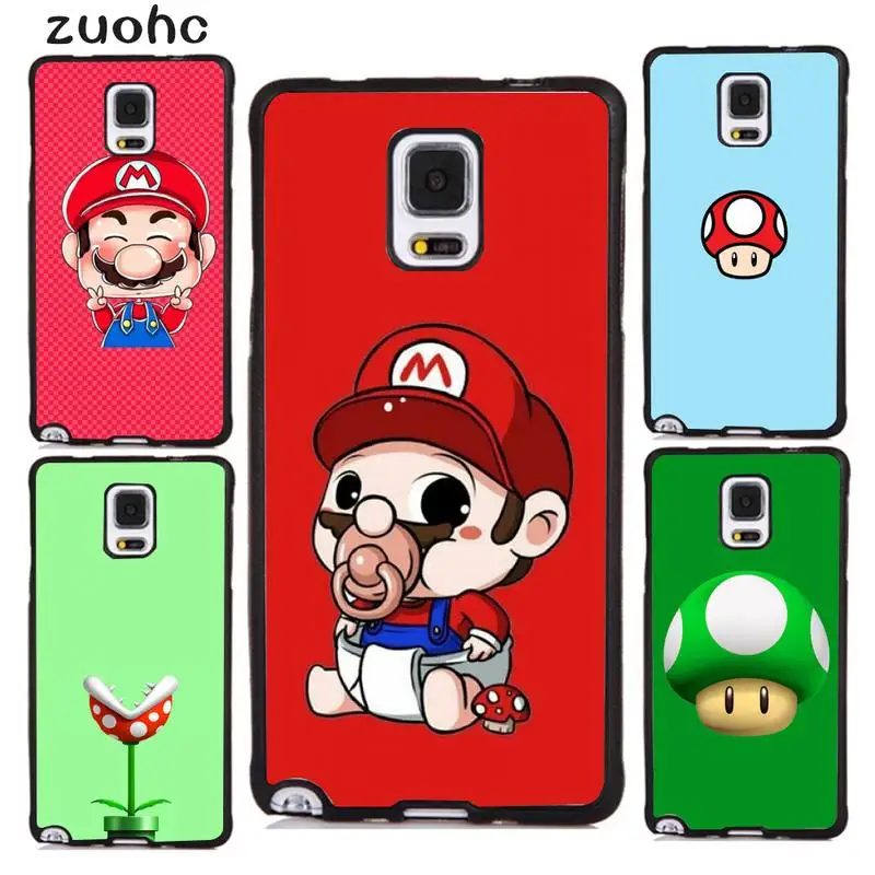 Funda de teléfono Super Mario de plexiglás acrílico, TPU, para Samsung ...