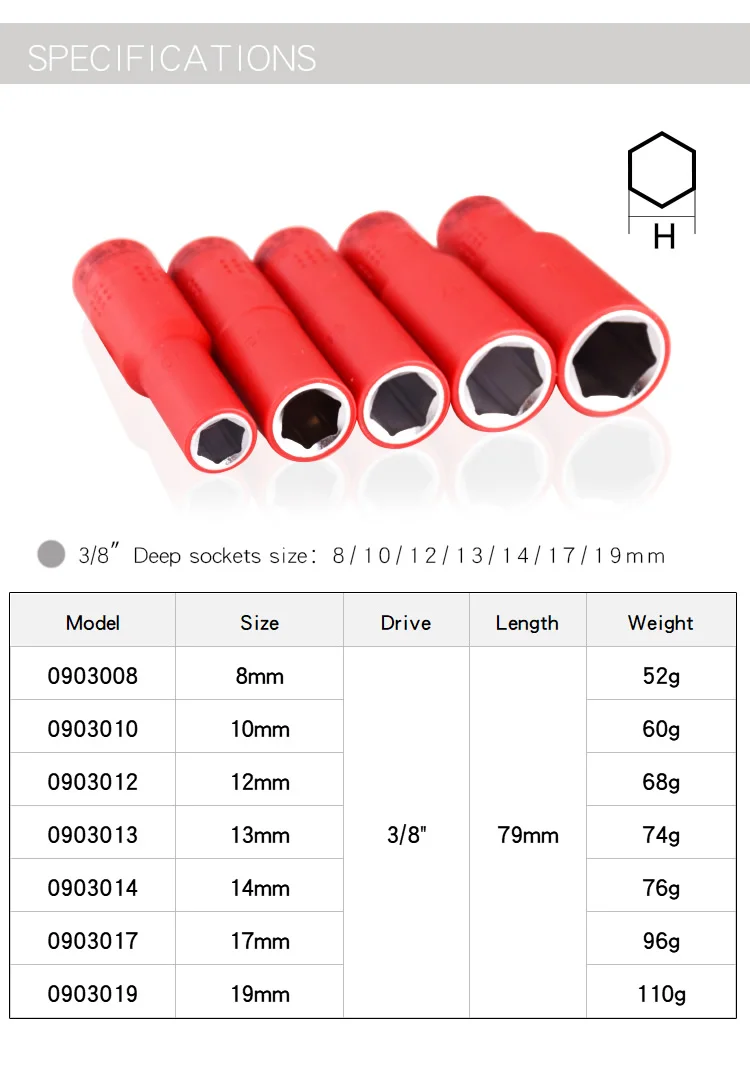 Cle a cliquet,Isolation électrique 1000V haute tension 3-8 VDE, prise ...