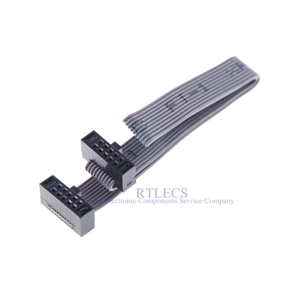 10-Pcs-10-Pin-1-27-MM-Pitch-2x5-Position-IDC-Socket-Extension-Flat ...