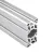 4080 Aluminum Profile Extrusion European Standard Anodized Linear Rail ...