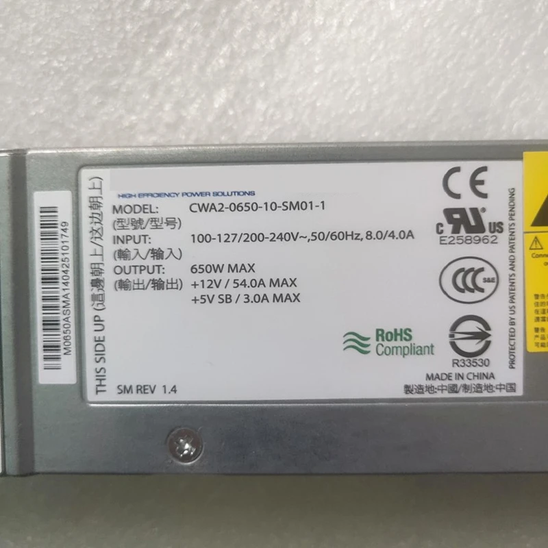 Original PSU For COLDWATT 650W Switching Power Supply CWA2-0650-10-SM01 ...