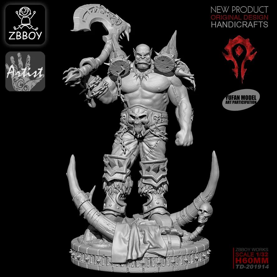 1/32 Zbboy Resin Figure Kits Zbboy Resin Soldier Self-assembled Td ...