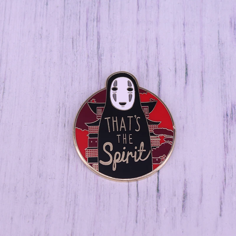 No face bathhouse lapel pin Ghibli Spirited Away fans gift - buy at the ...