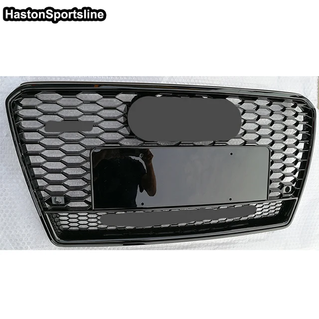 A7 Q Style Front Sport Honeycomb Hood Grill Grille for Audi A7 S7 Sline ...
