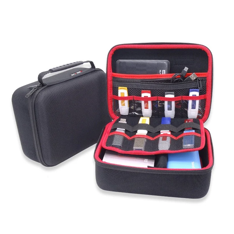 GHKJOK 3.5 inch Large Size Multilayer Digital Gadget Storage Bag ...