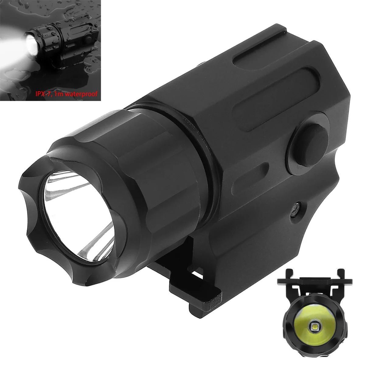 Linterna-t-ctica-LED-R5-para-arma-militar-luz-de-Flash-de-2-modos ...
