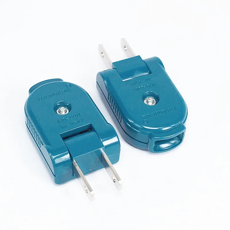 90 degree rotary power plug, American connection with two flat foot ...