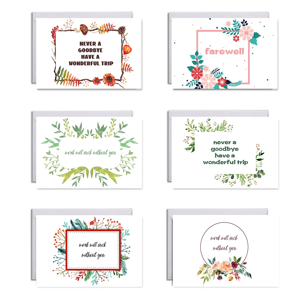 Farewell Cards Template