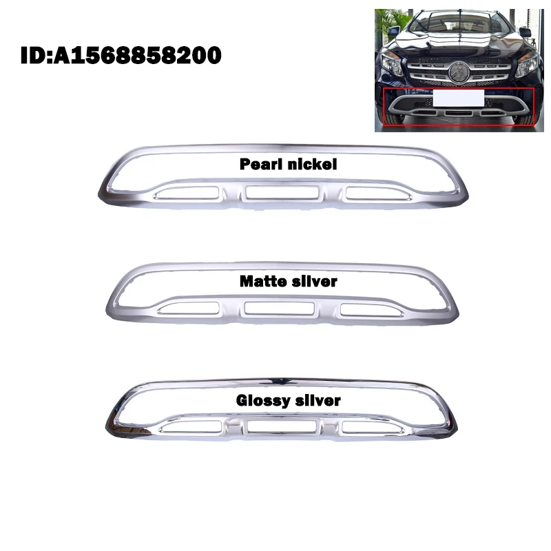 A1568858200-Front-Bumper-Lip-Chrome-Ttim-Chromium-Styling-Spoiler ...