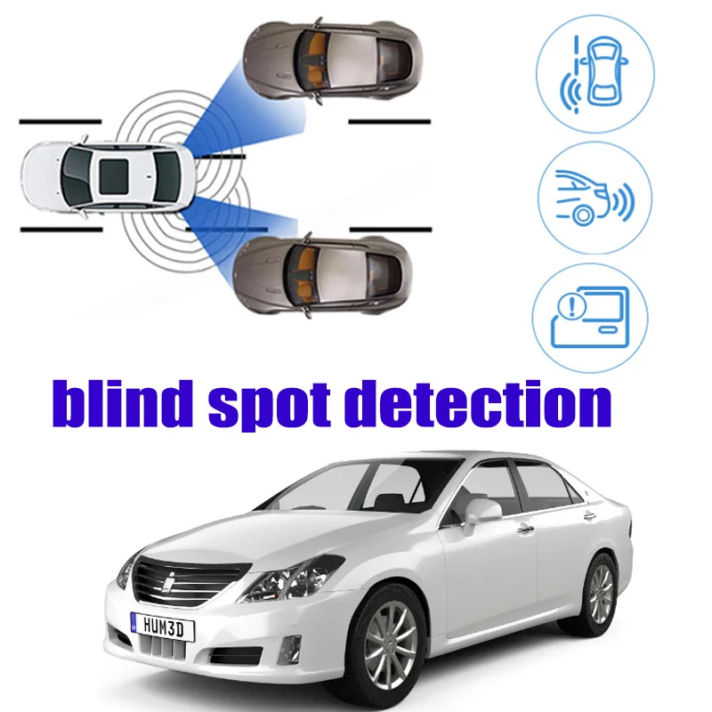 Car-BSD-BSA-BSM-Blind-Area-Spot-Warning-Safety-Drive-Alert-Mirror-Rear ...