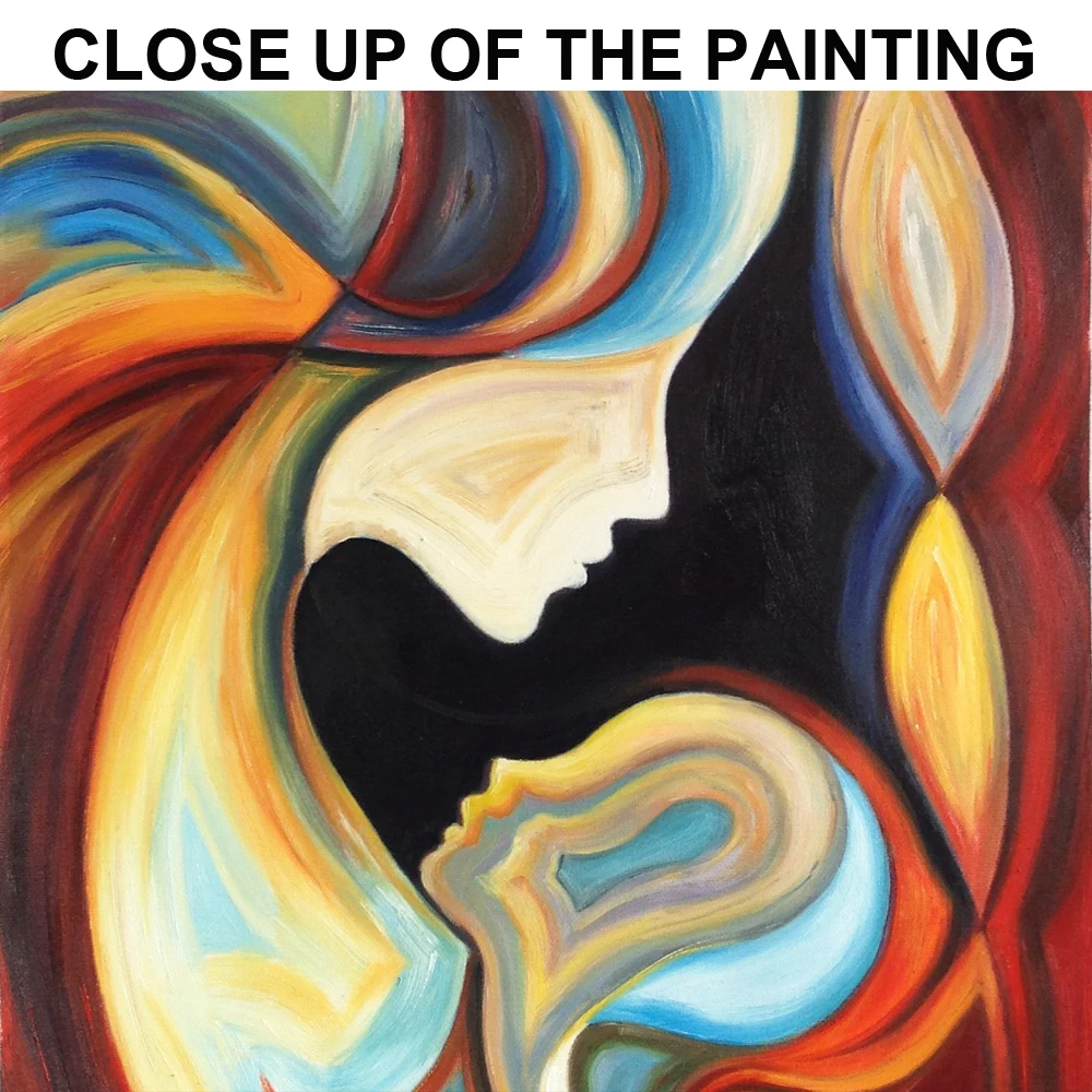 Mother And Child Abstract Painting