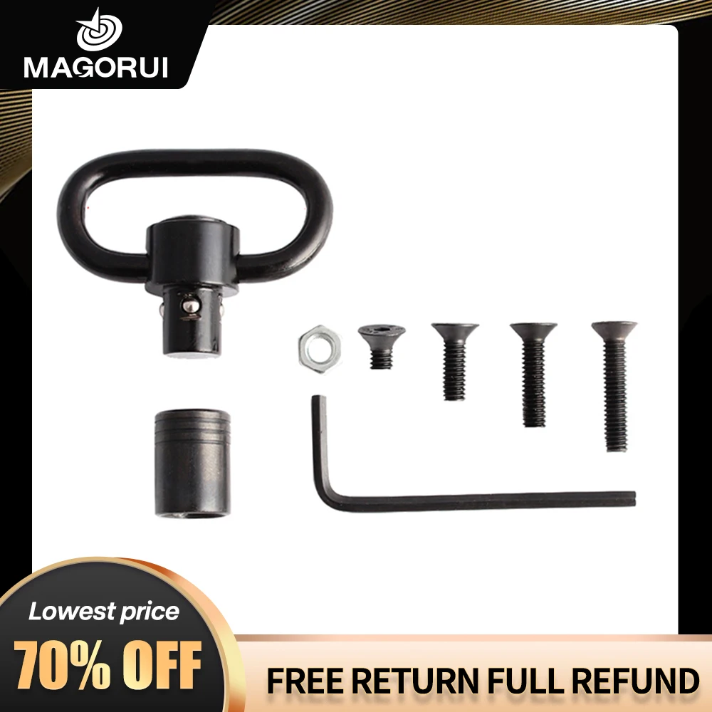 Tactical Sling Swivel Quick Detach Loop Base Kit Adapter Hunting Gun ...