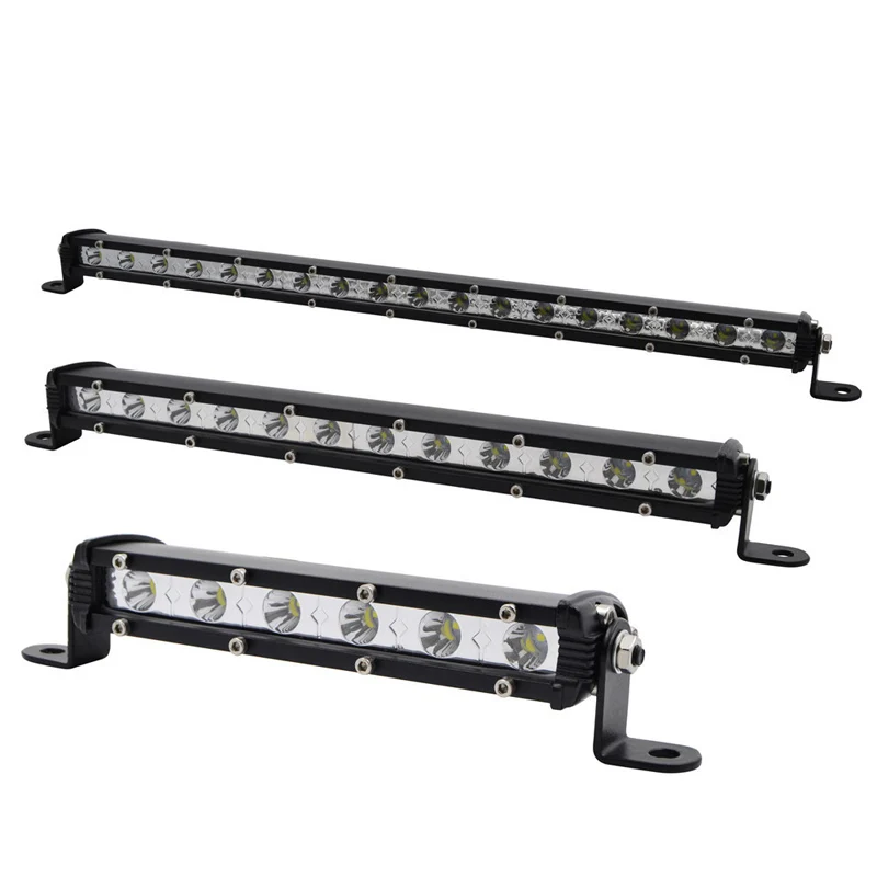 12v 24v Slim Led Bar Headlight Car Truck Atv Offroad Spotlight 4x4 Suv ...