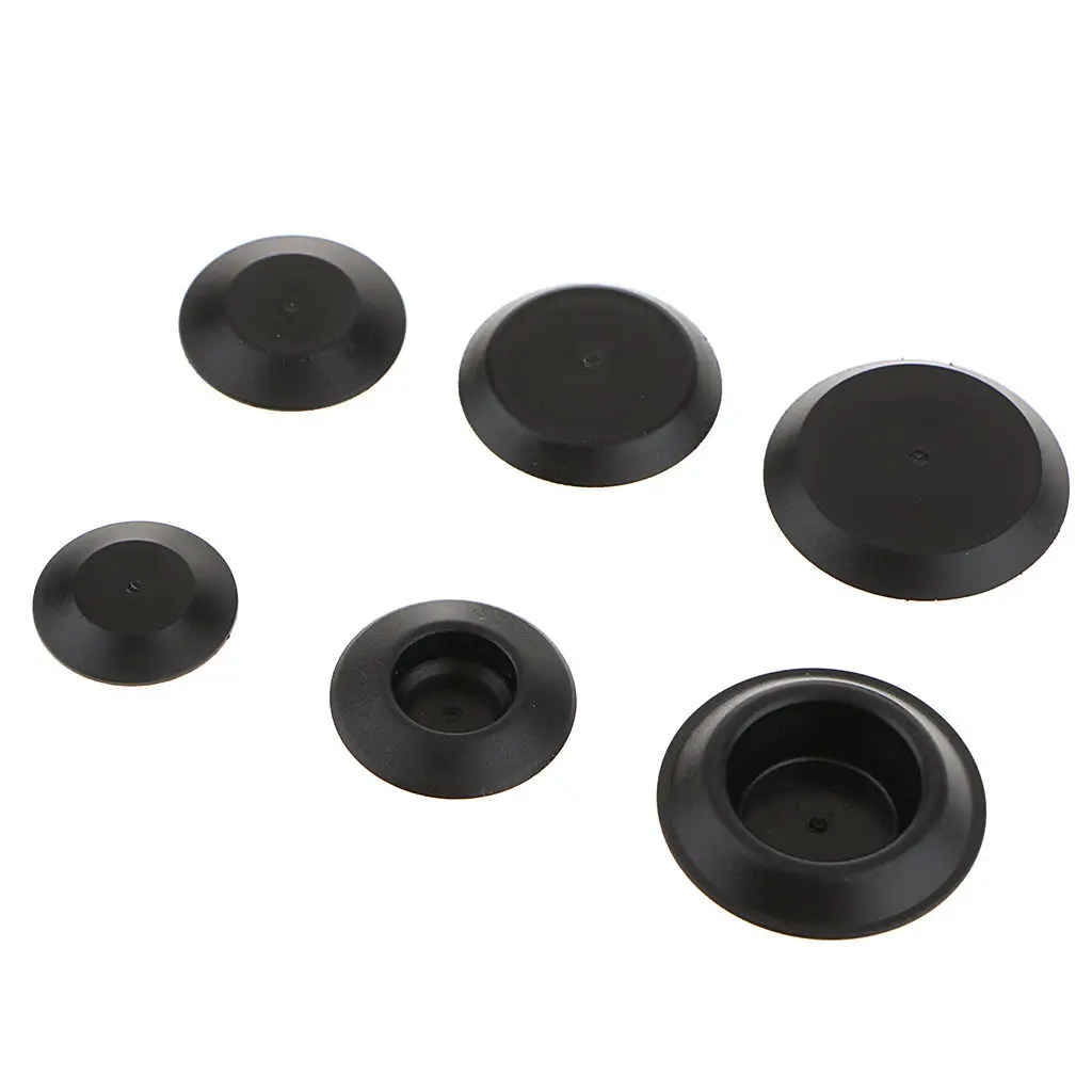 305 Pieces 6 Kinds Rubber Snap-In Blanking Plug Body Hole Bungs Stopper ...