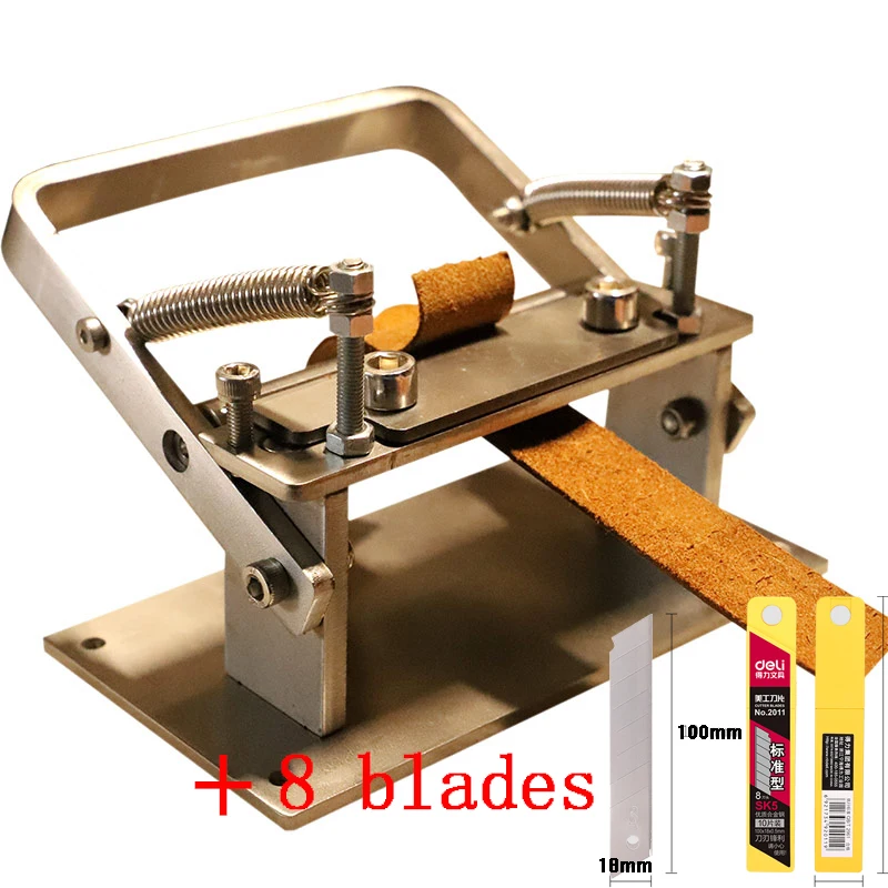 304 Stainless Steel Craft Leather Splitter Machine Diy Manual Cutting ...