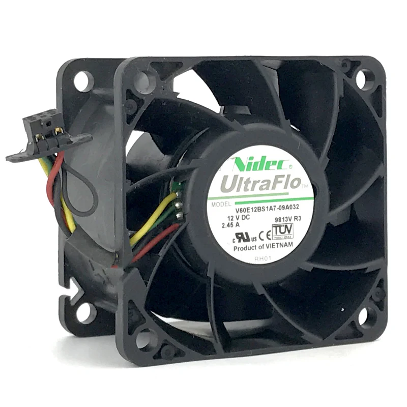 original V60E12BS1A7-09A032 12V 2.45A 6CM server high air volume strong ...