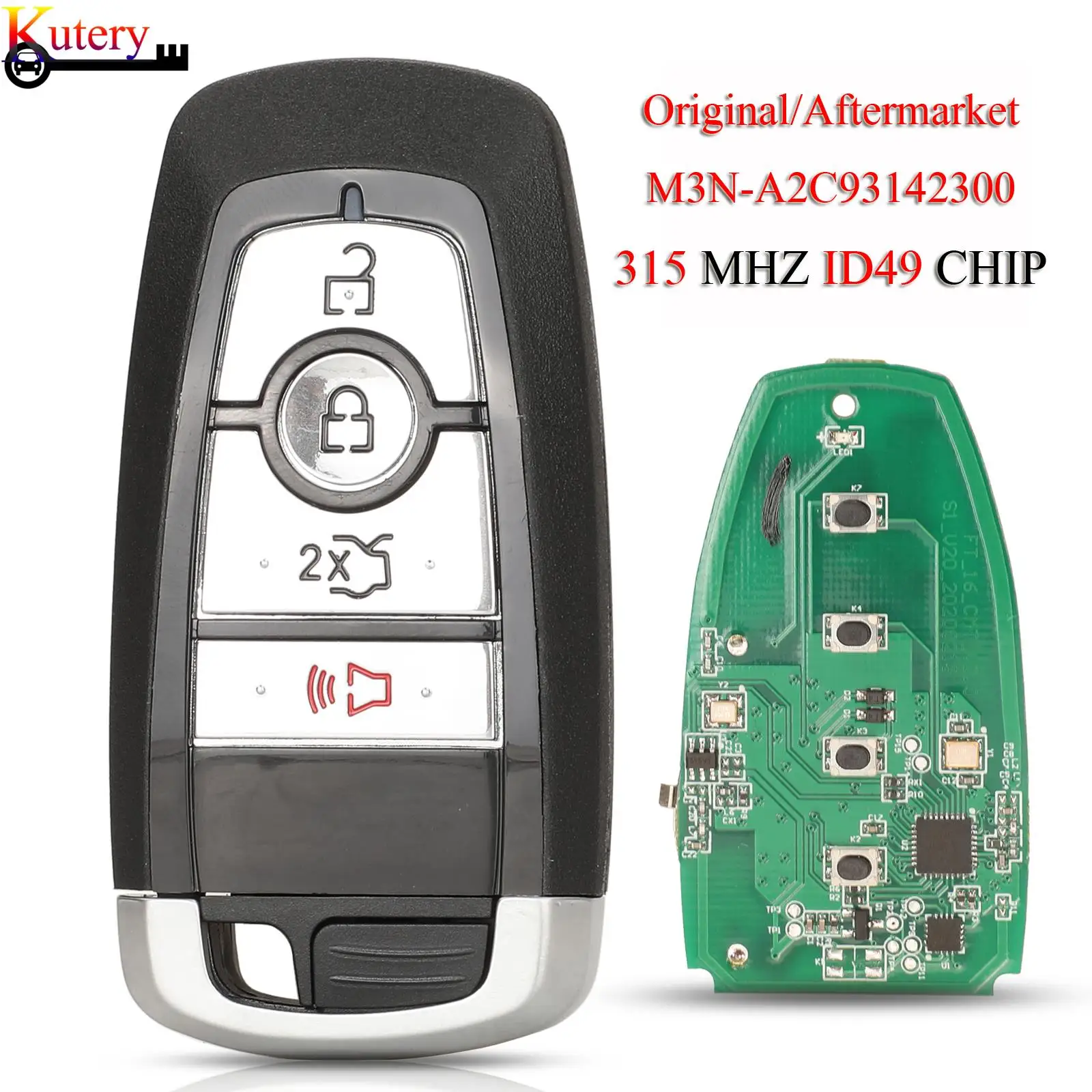 jingyuqin Original/Aftermarket Remote Smart Car Key For Ford Fusion ...