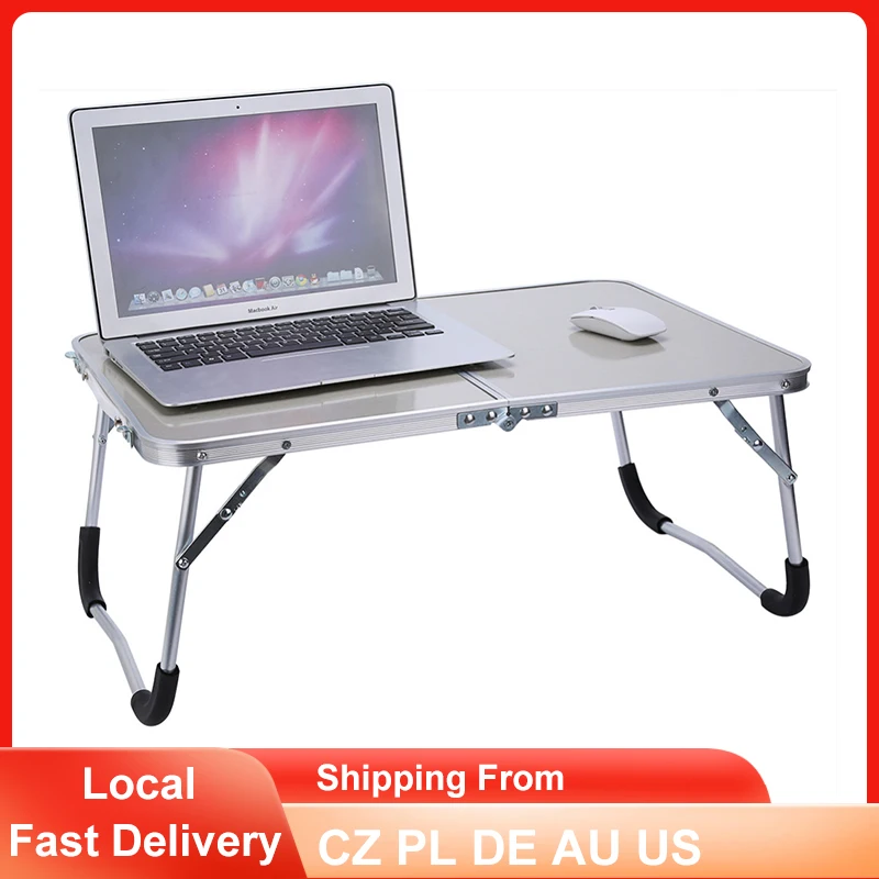 Folding Laptop Table Portable Adjustable Notebook Stand Ergonomic ...