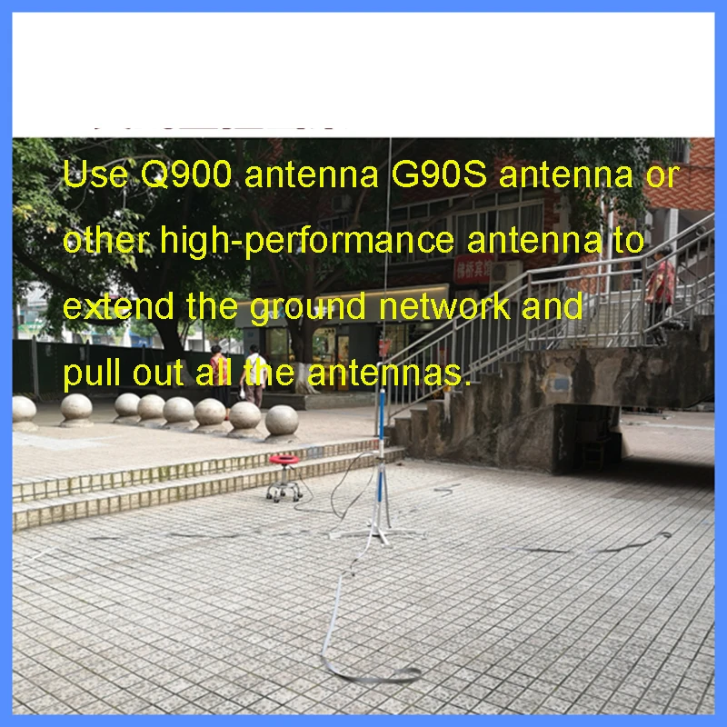 By BG8GVJ Outdoor HF Amateur Radio Antenna indoor balcony For Xiegu G90 ...