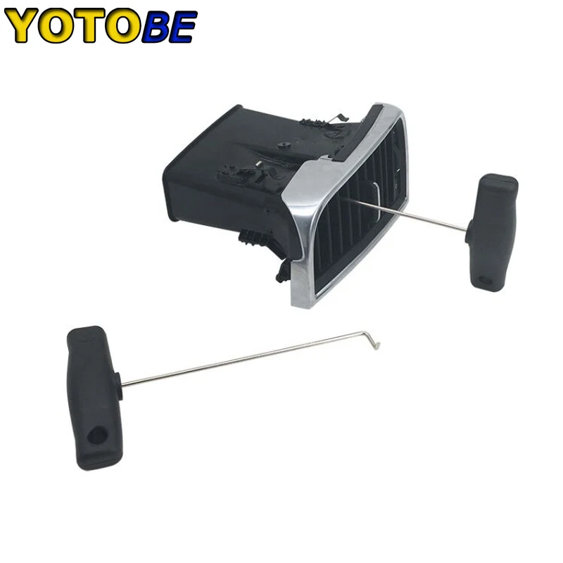2pcs T- Handle Handbrake Air Outlet Pull-out Hook Dashboard Trims ...