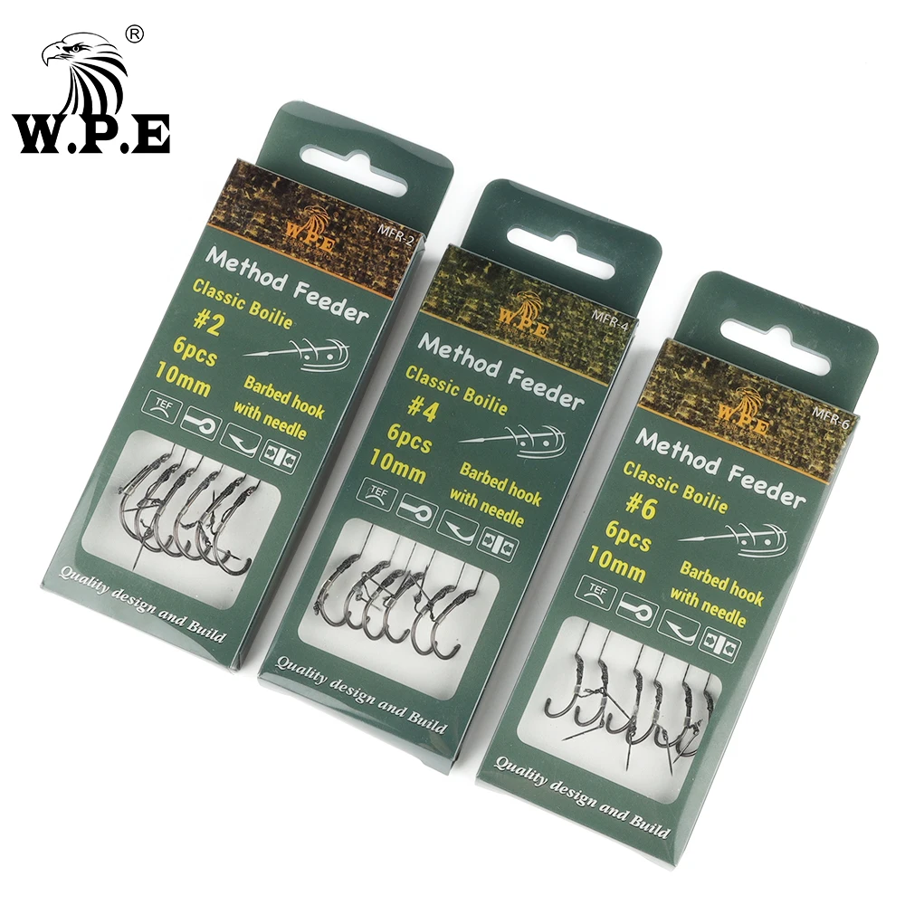 W.P.E Carp Fishing Ready 2pack Tied Chod Rigs 2#/4#/6# Metal Bait Spike ...