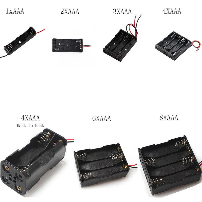 Battery Holder Aaa Batteries | Battery Holder 3 X 1.5v Aaa | Case ...