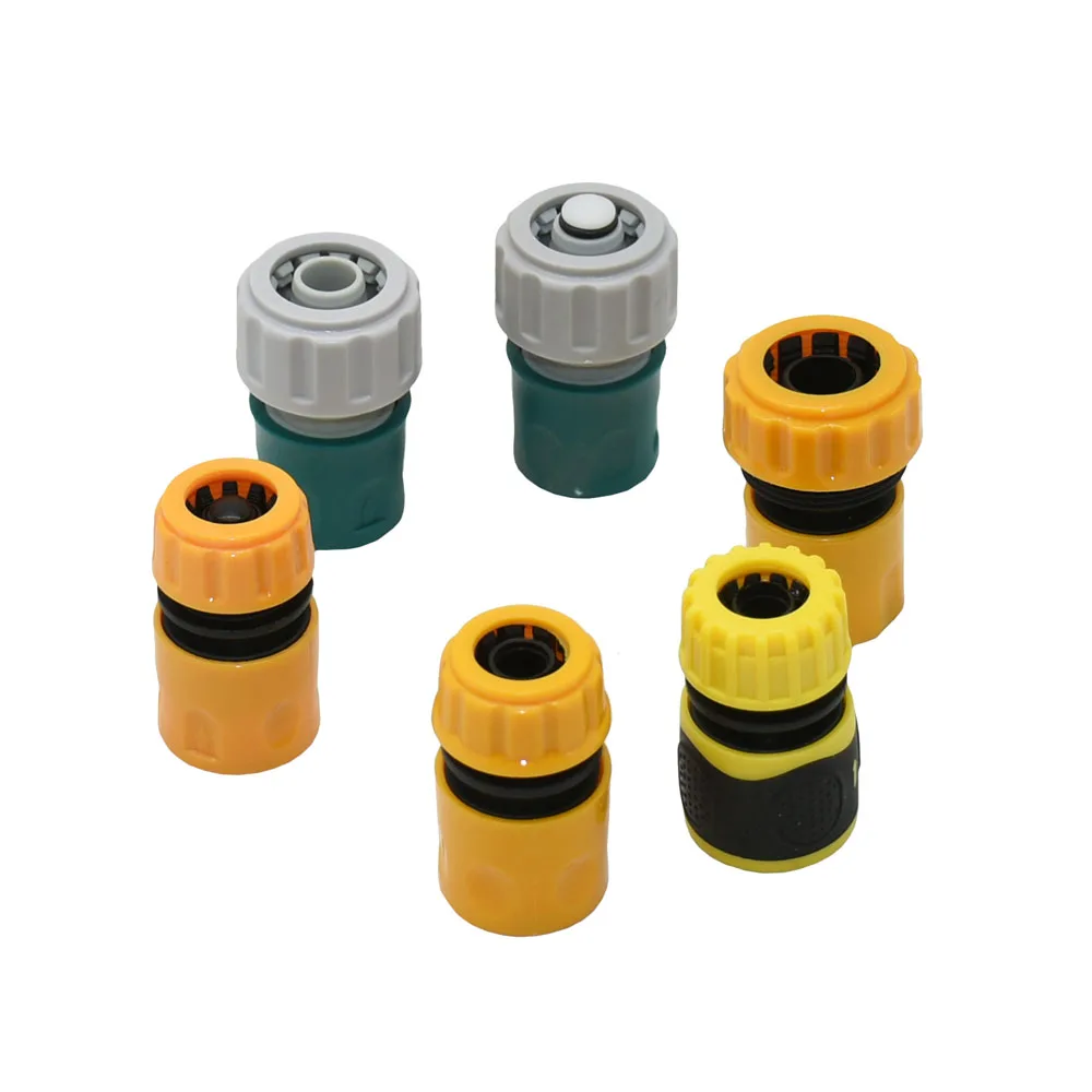1/2 3/4 Inch Garden Hose Quick Connector Stop Water Connector 16/20mm ...