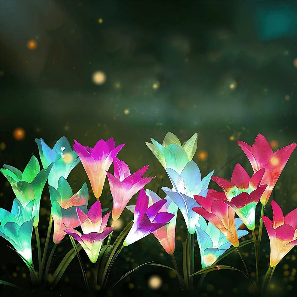 Lighted Lily Garland