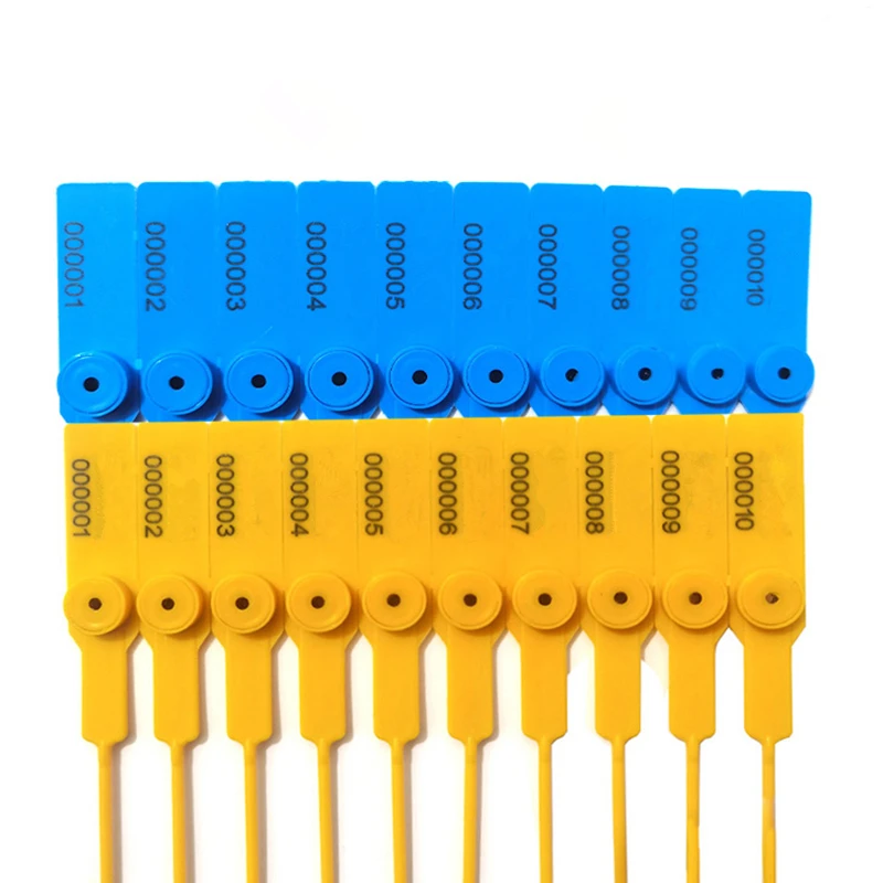 100PCS-Anti-Theft-Container-Seal-Lock-Disposable-Plastic-Seals-Self ...