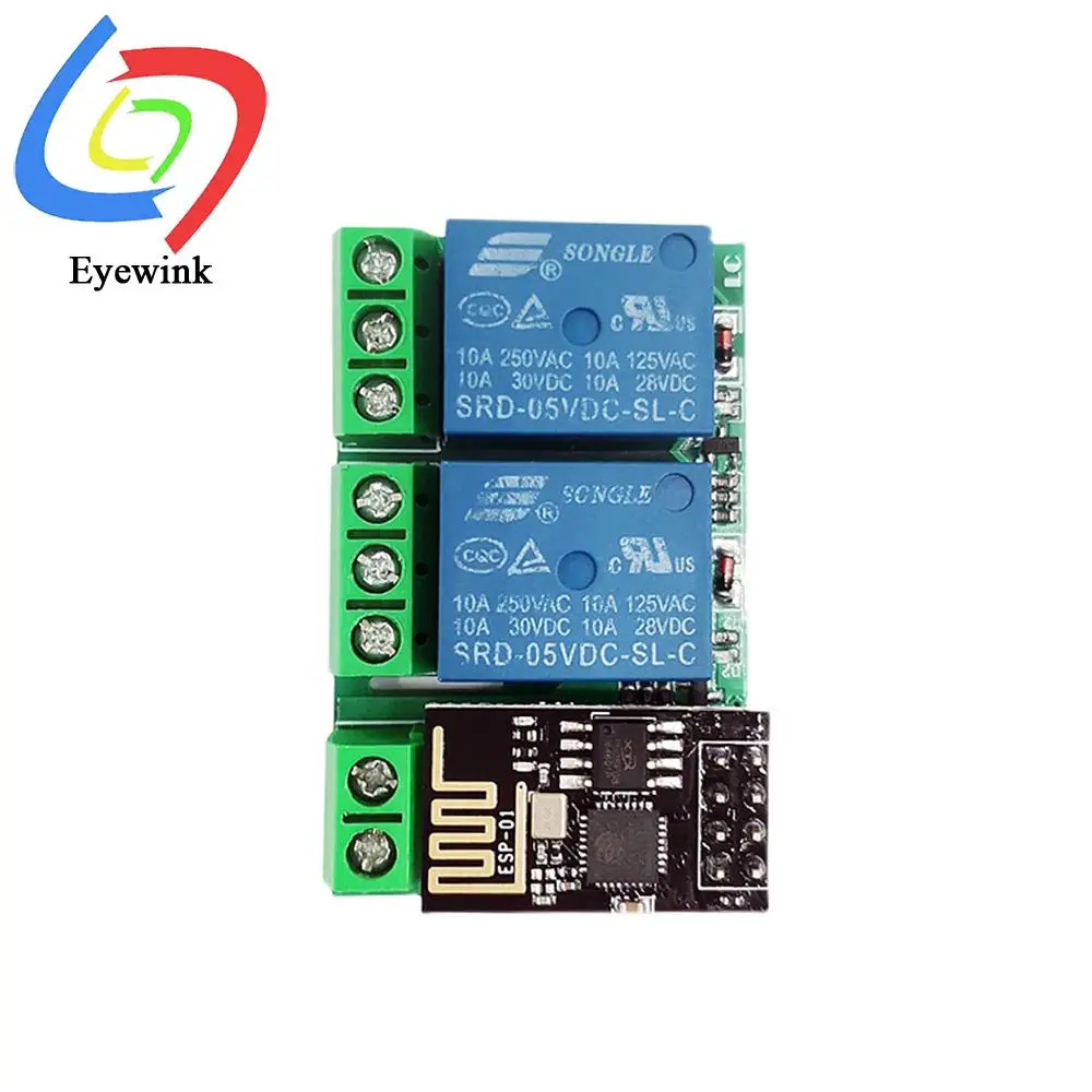 Esp8266 Esp-01 / 01S 1 Channel 2 Wifi Relay Modul – FIXO.hu