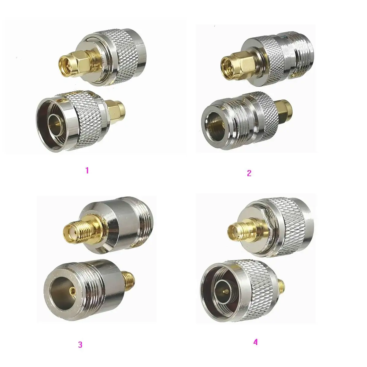 1pcs-Connector-Adapter-SMA-to-N-Male-Plug-Female-Jack-RF-Coaxial ...