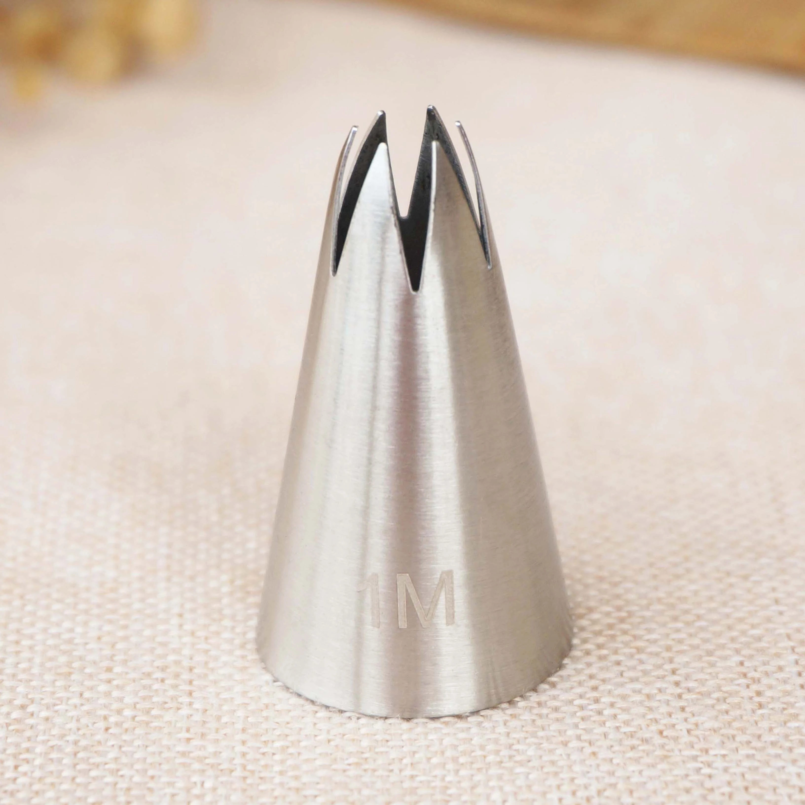 #1M #2M Piping Nozzle Decor Tip Cream Flower Rose Icing Nozzles Tips ...