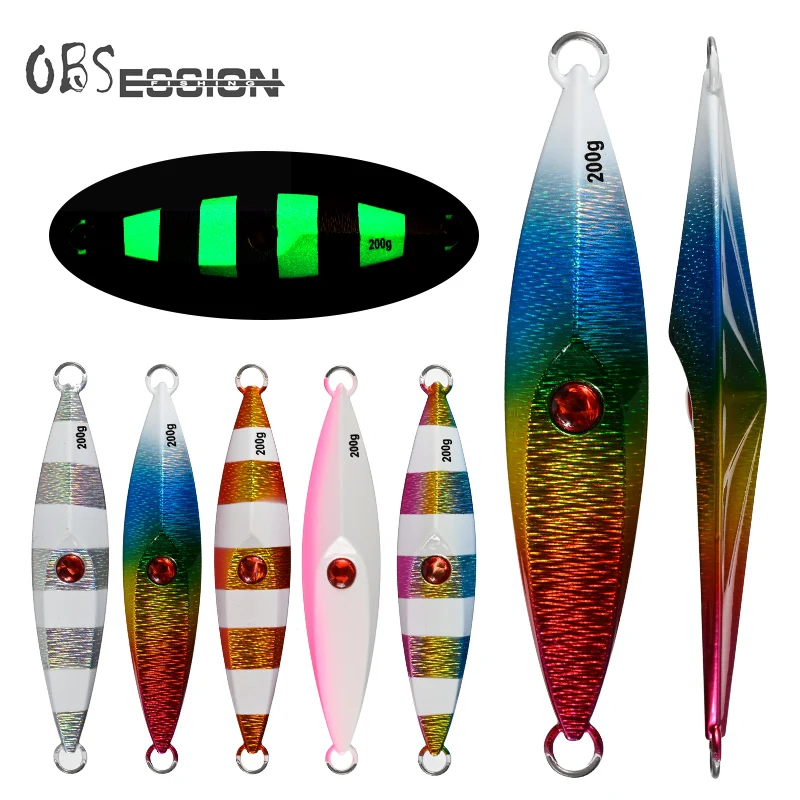 OBSESSION-Japan-laser-Slow-Jigging-lure-200g-250g-glow-jigging-lures ...