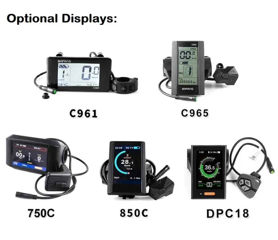 Bafang colorfu LCD Panel Display for Mid drive Motor Kits Electric ...