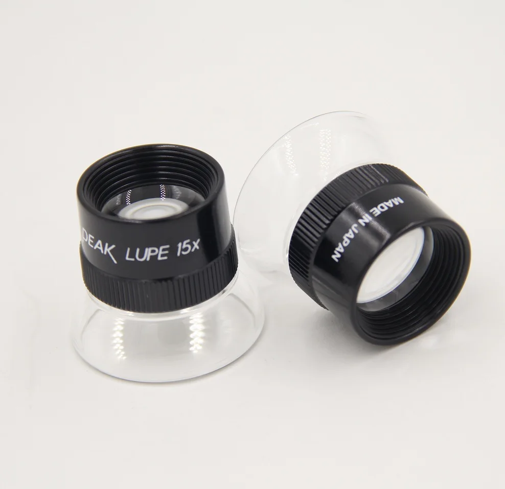 Japan PEAK LUPE 15X Magnifier 1962-15X Handheld Eyepiece Cylindrical ...