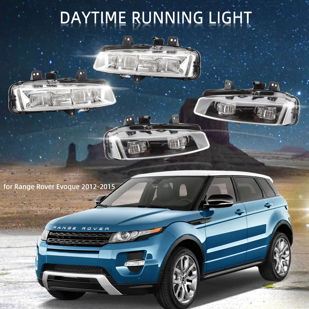 LED-DRL-Fog-Lights-Headlight-for-Land-Rover-Range-Rover-Evoque-2011 ...