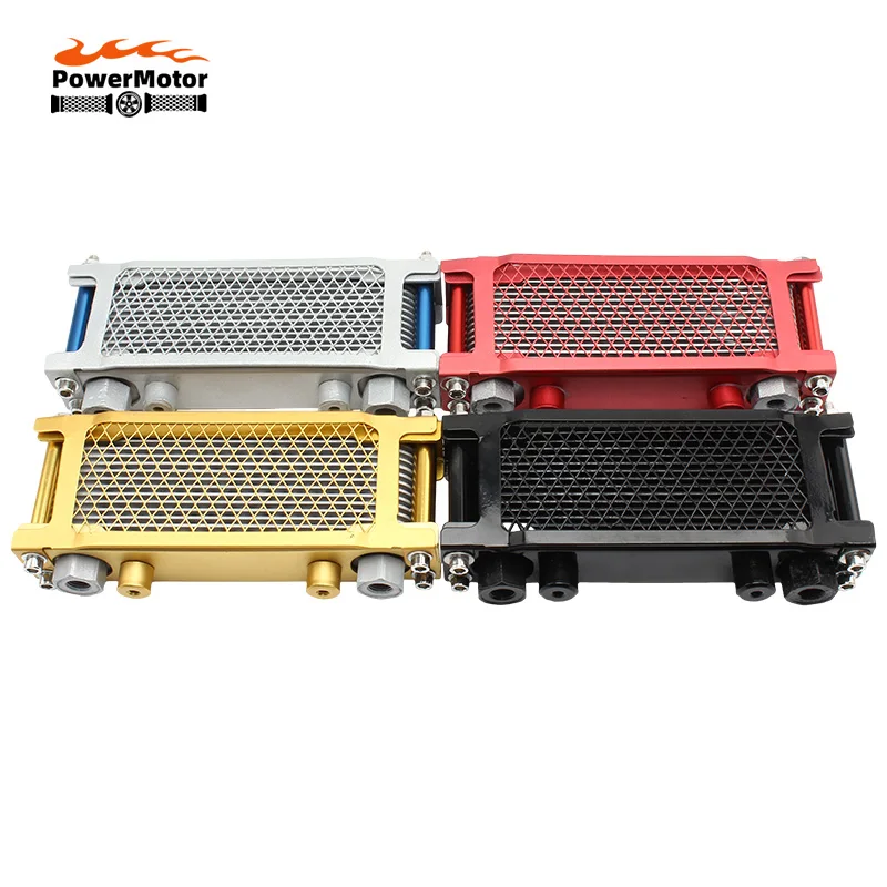 오일 라디에이터 쿨러 엔진 냉각 범용 125ml 키트 KTM 원숭이 110cc 125 140cc ATV 쿼드 모터 먼지 핏 ...