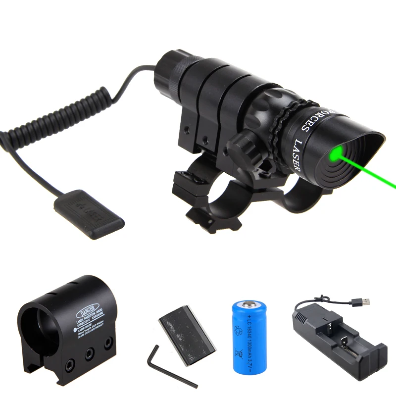 VASTFIRE Tactical Wepon Light Green/Red Dot Scope Light Sight Mount ...