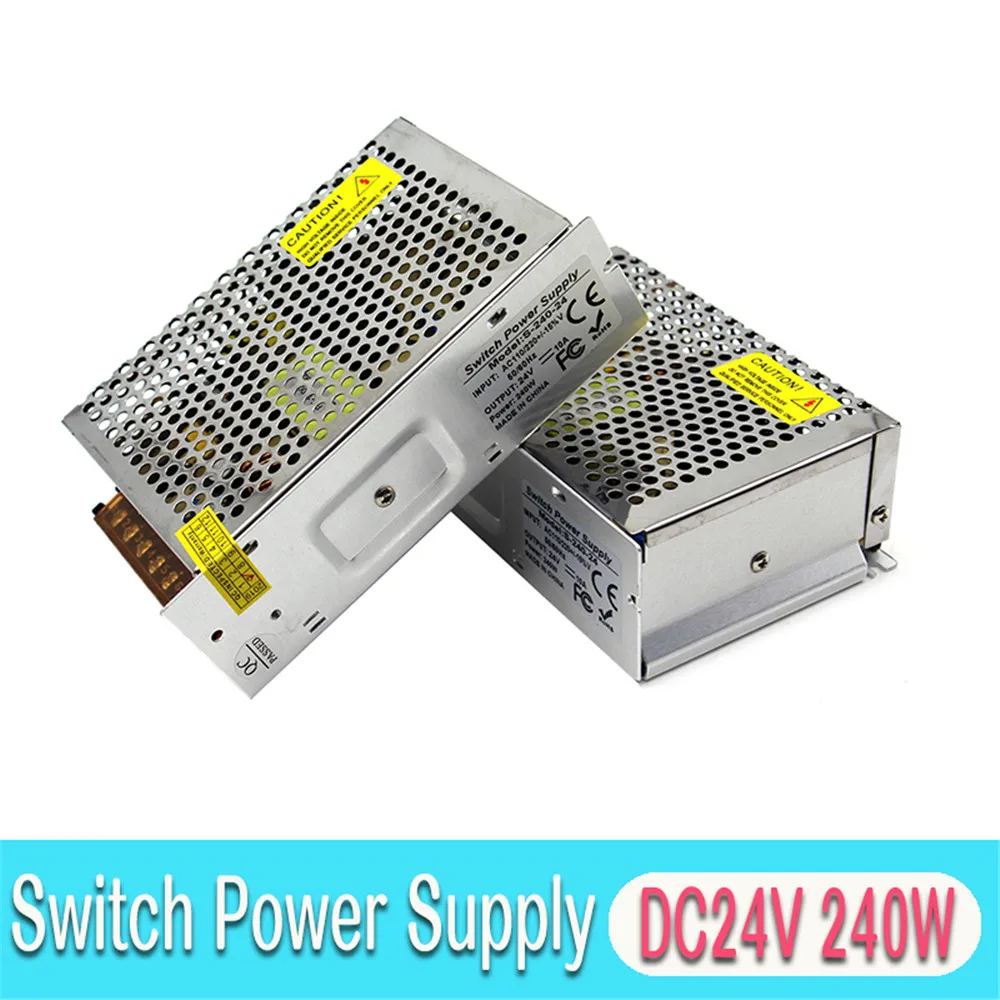Fuente de alimentación conmutada, transformador SMPS de 24V, 10A, 240W ...