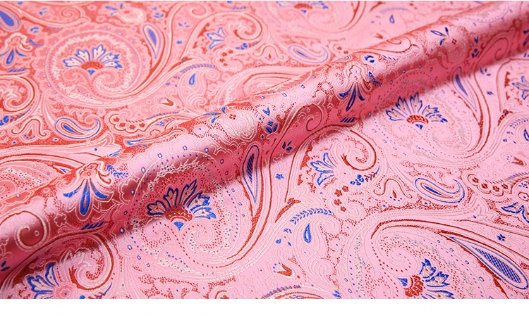 75 см парча жаккардовая ткань атласная шелковая цветочная ткань для ...