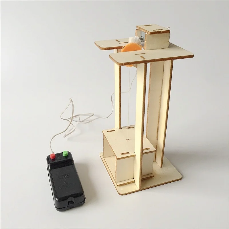 DIY Remote Control Electric Lift Elevator Science Experiment Kits - Mon ...