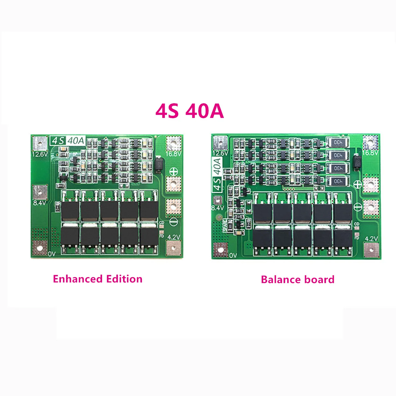 3S 4S 40A 60A Li ion Lithium Battery Charger Protection Board 18650 BMS ...